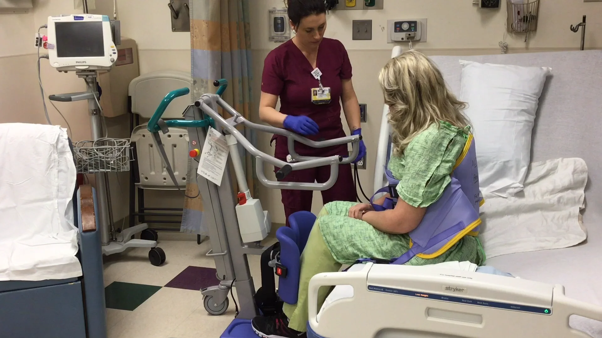 Using the Sara Lift for safe patient handling