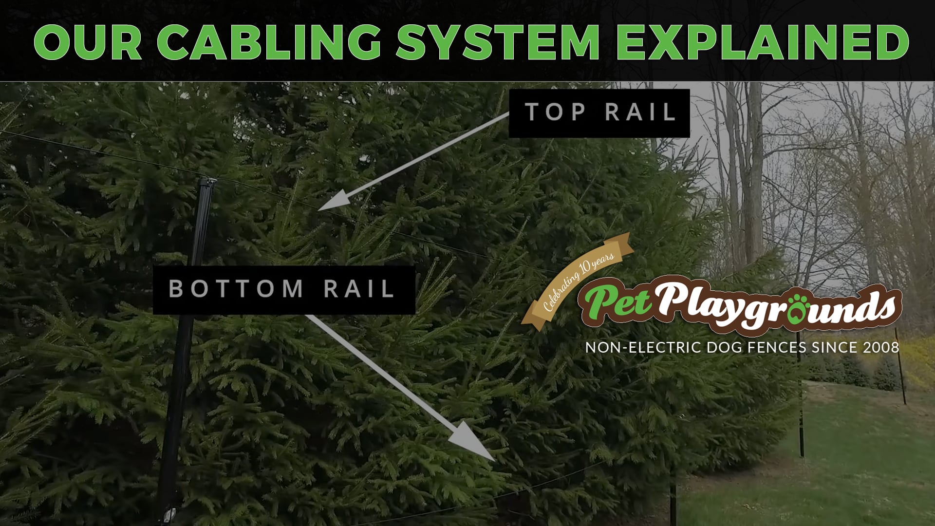 Top and bottom rail cable installation on Vimeo