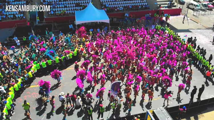 Trinidad Carnival Crowd