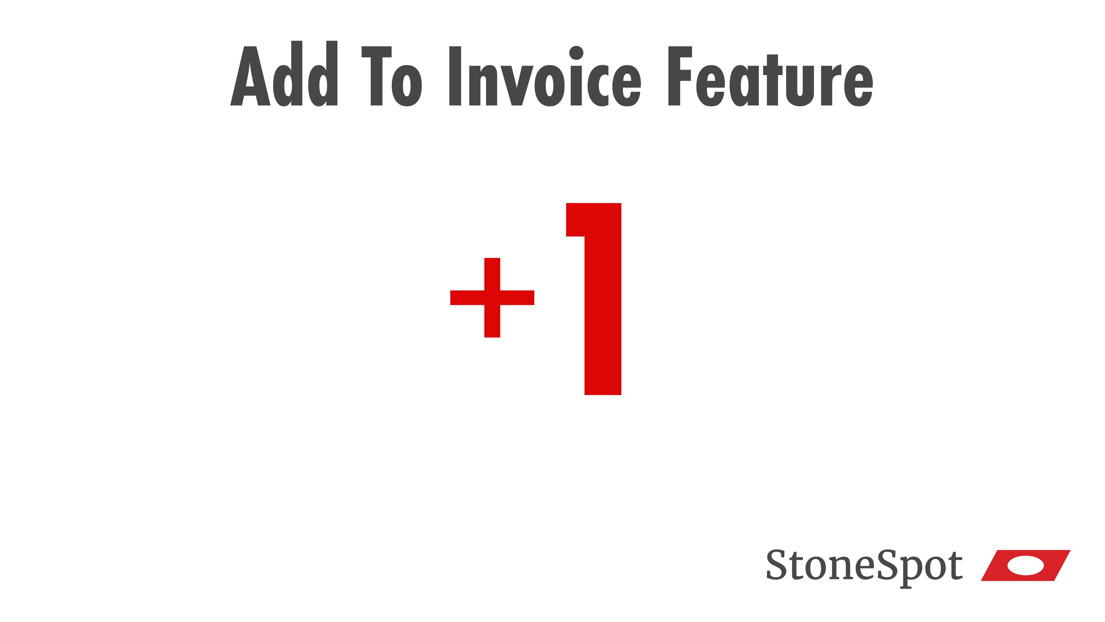 Add To Invoice Feature on Vimeo