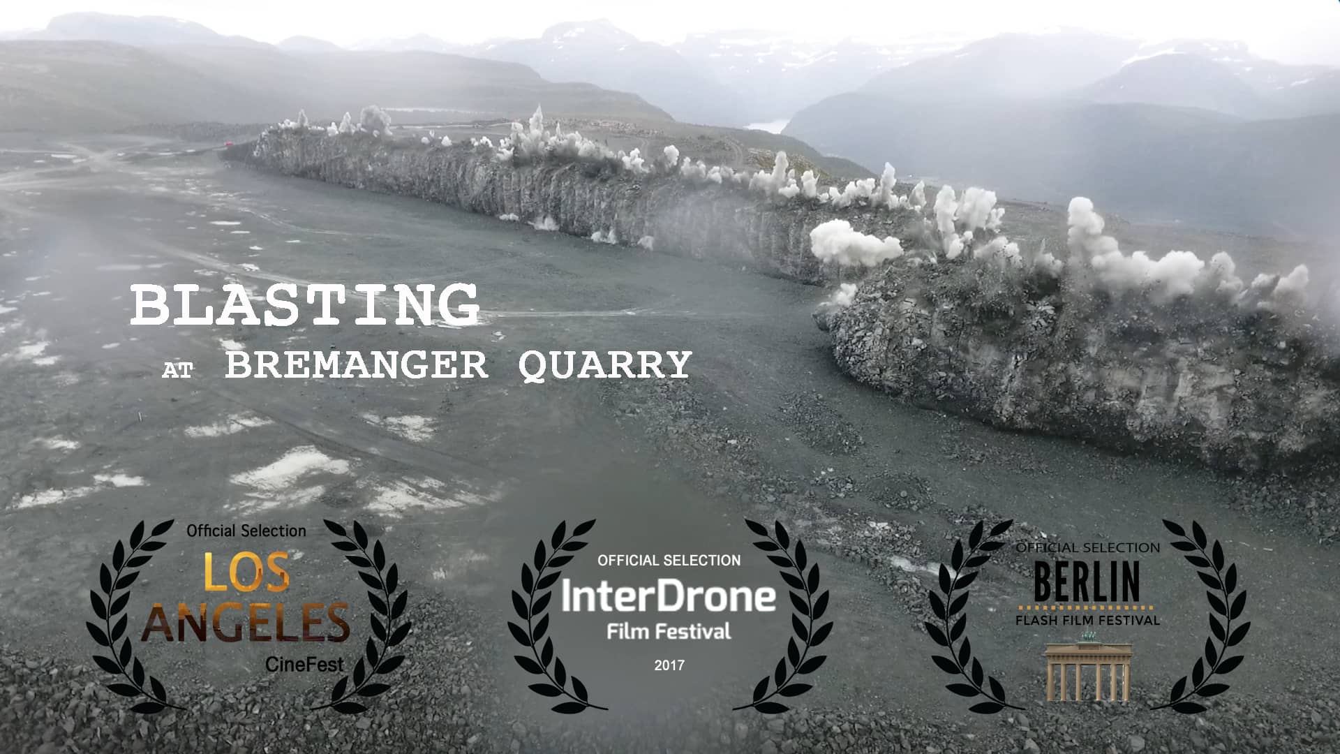 Blasting at Bremanger Quarry on Vimeo