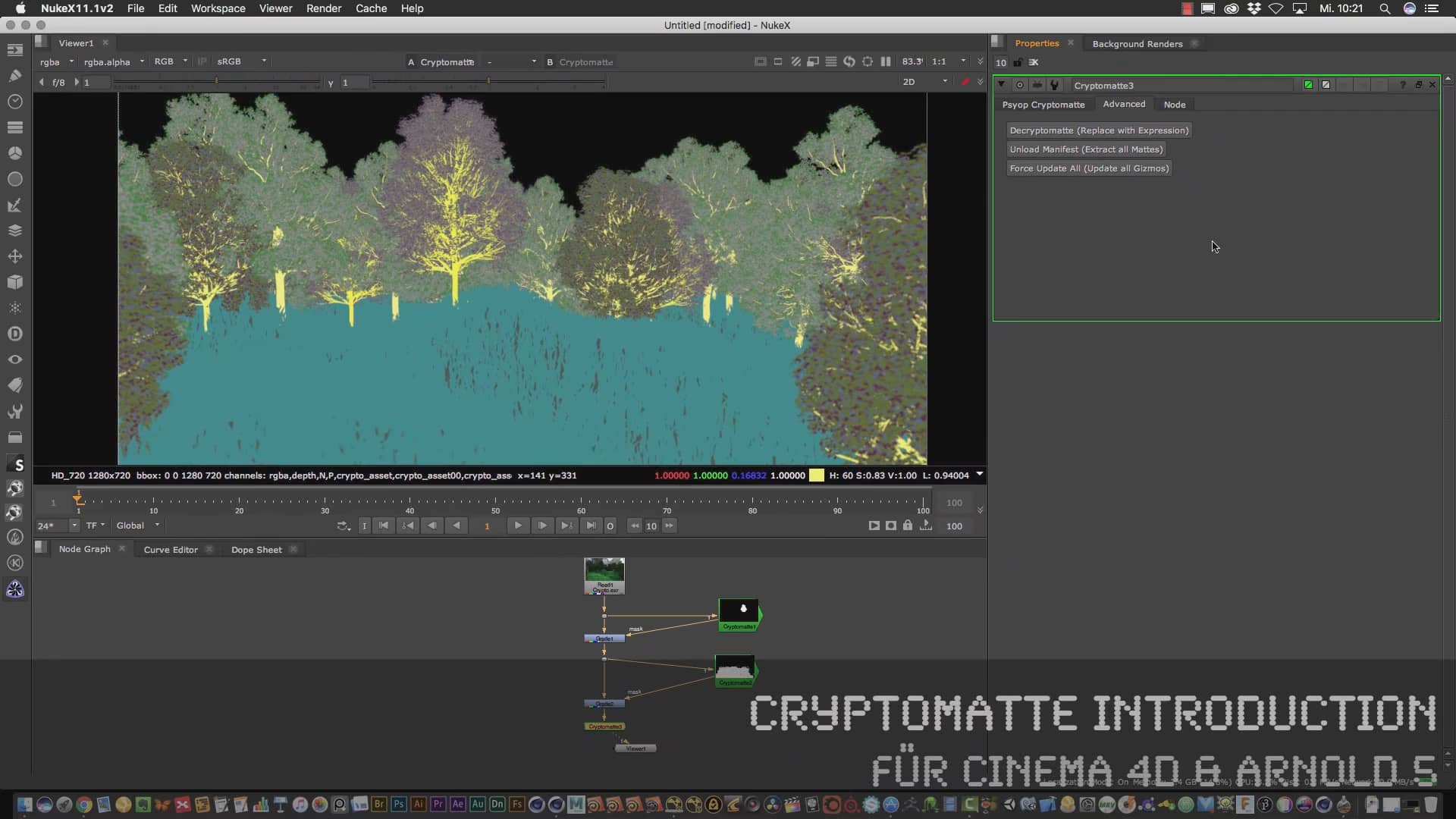 Introduction Cryptomatte für Cinema 4D & Arnold 5 (dt) on Vimeo
