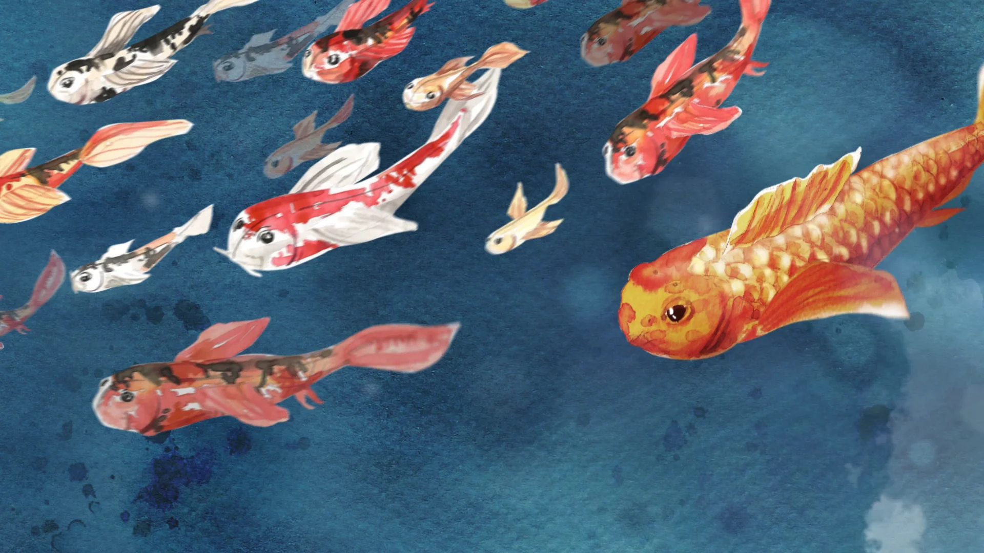 Watercolor Animation - Marmalade Fish by Pat Animation on Vimeo