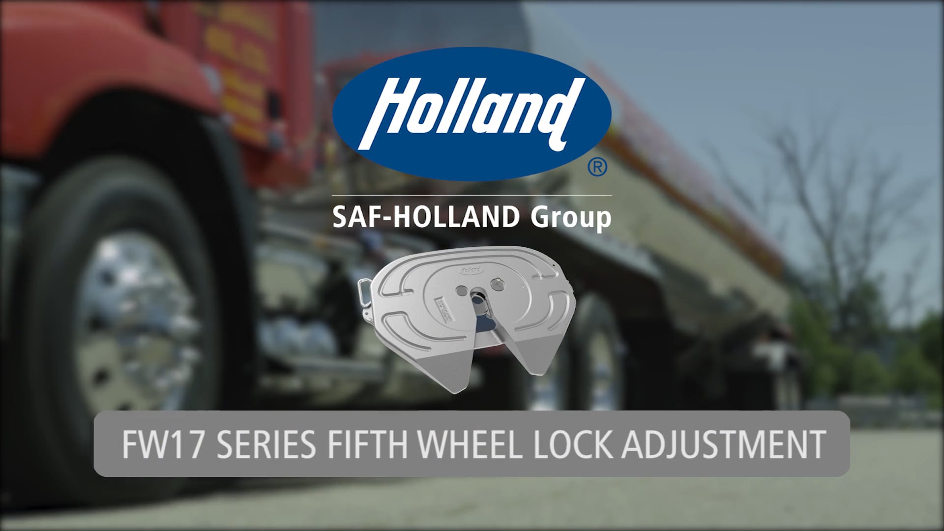 SAFHOLLAND Procedure Videos - FW17 Fifth Wheel Lock Adjustment ...