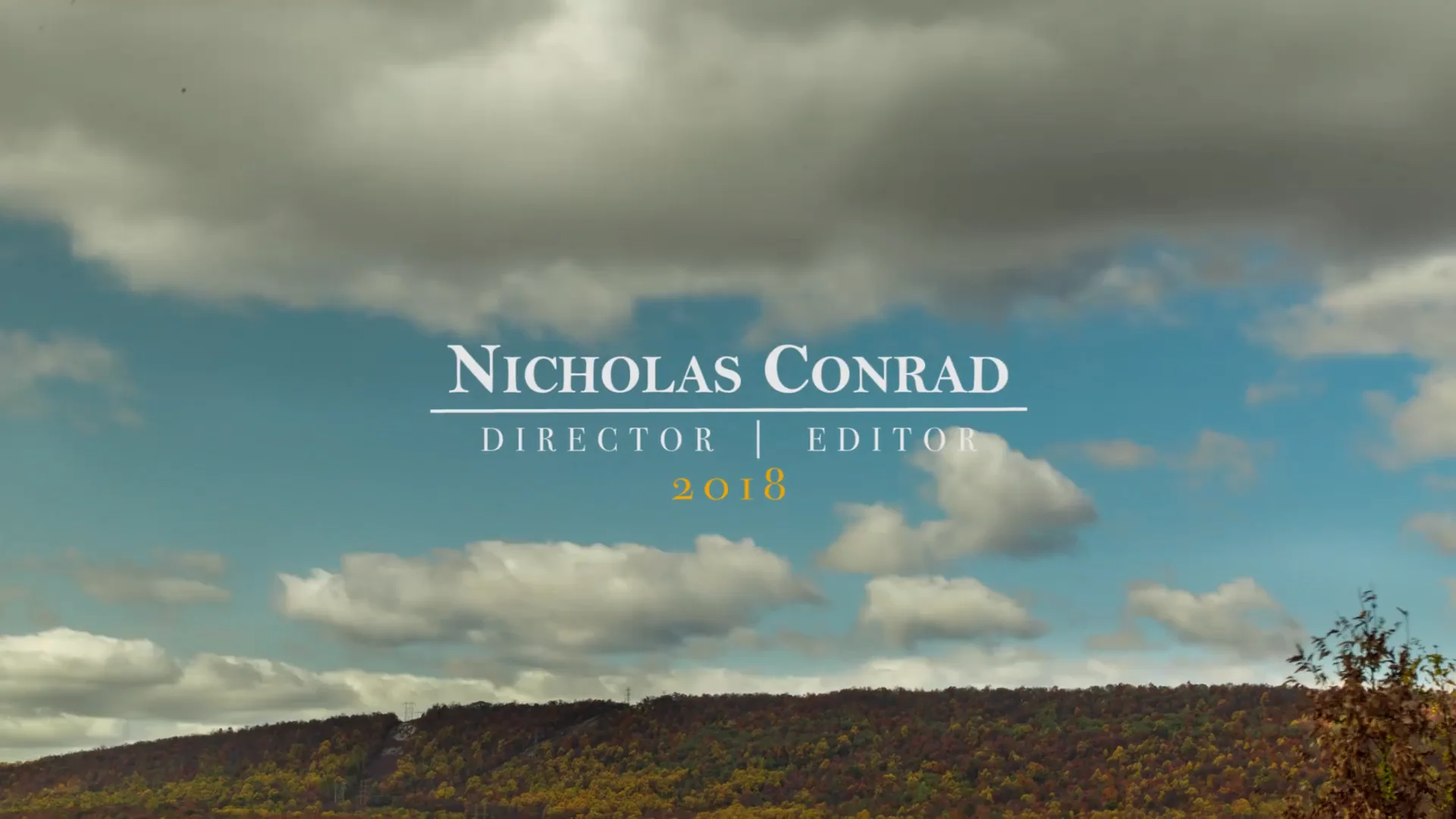 Nicholas Conrad Director/Editor Reel 2018 on Vimeo