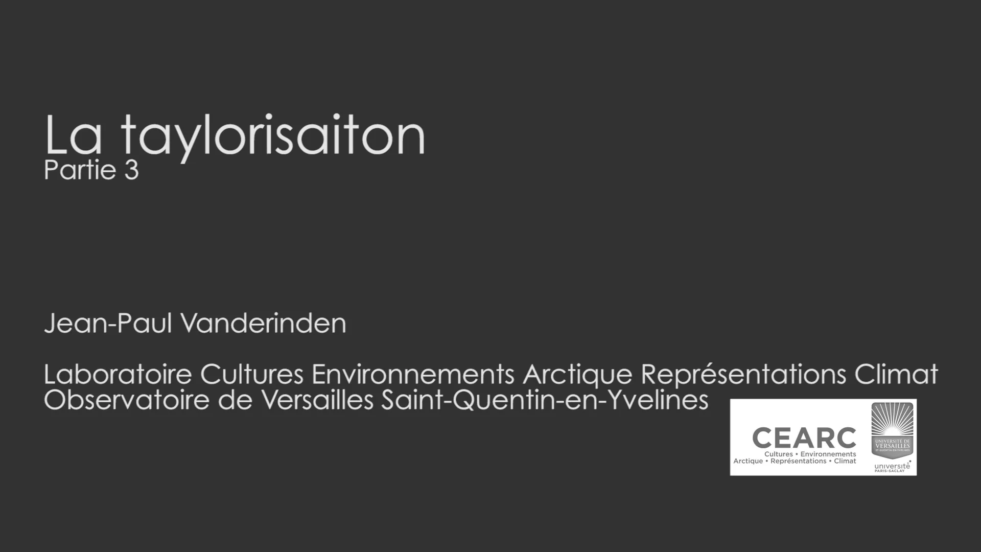 La taylorisation - Partie 3 on Vimeo