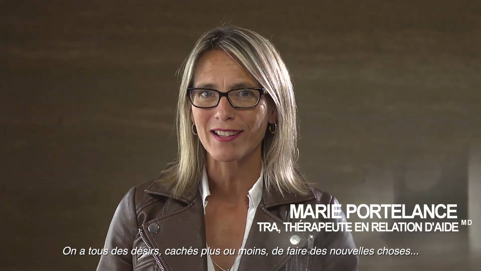 Marie Portelance - L'importance de prendre des risques on Vimeo