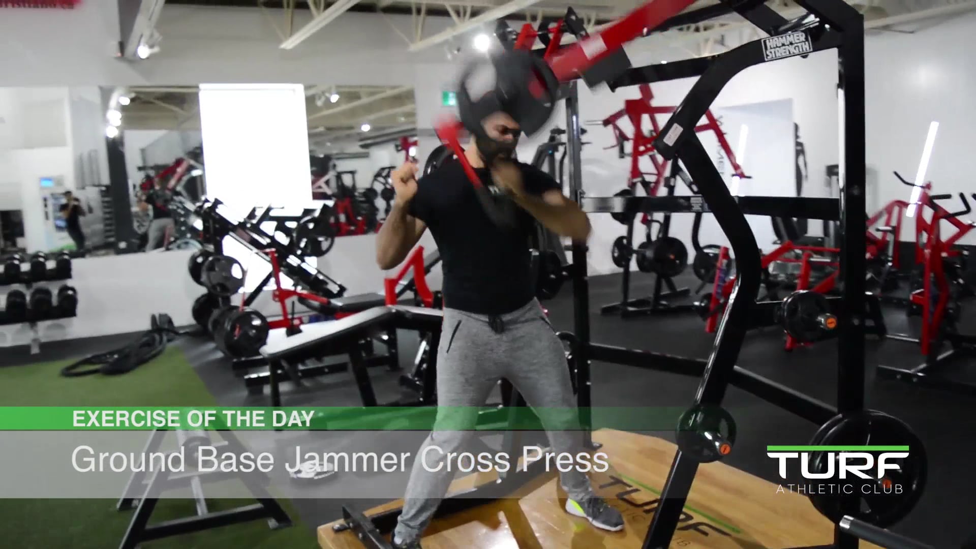 Ground Base Jammer Cross Press on Vimeo