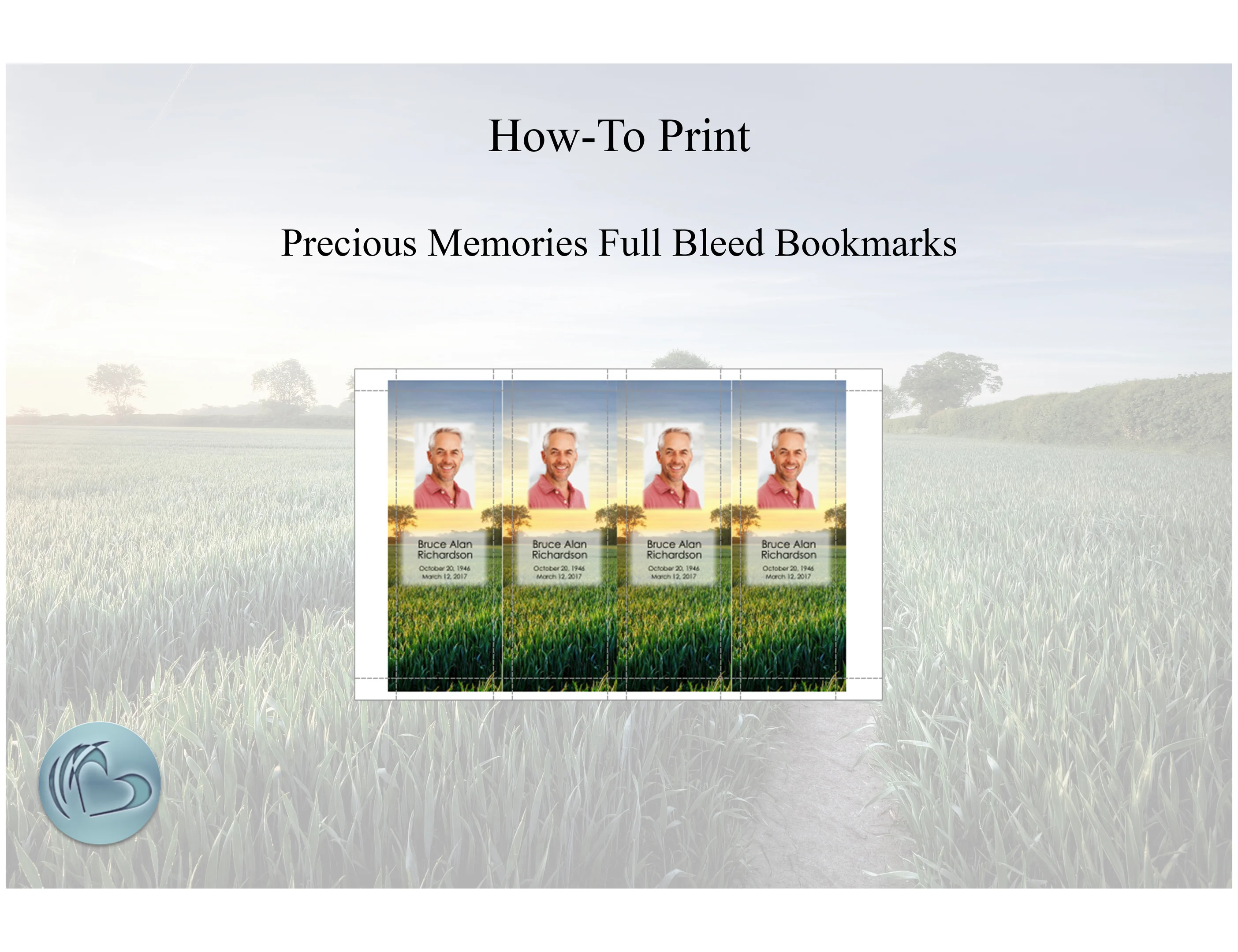 Printing - Precious Memories Full Bleed Bookmarks on Vimeo