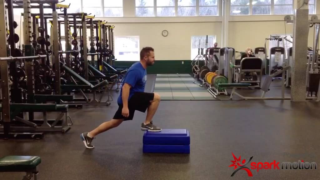 Anterior Lunge Onto Box on Vimeo