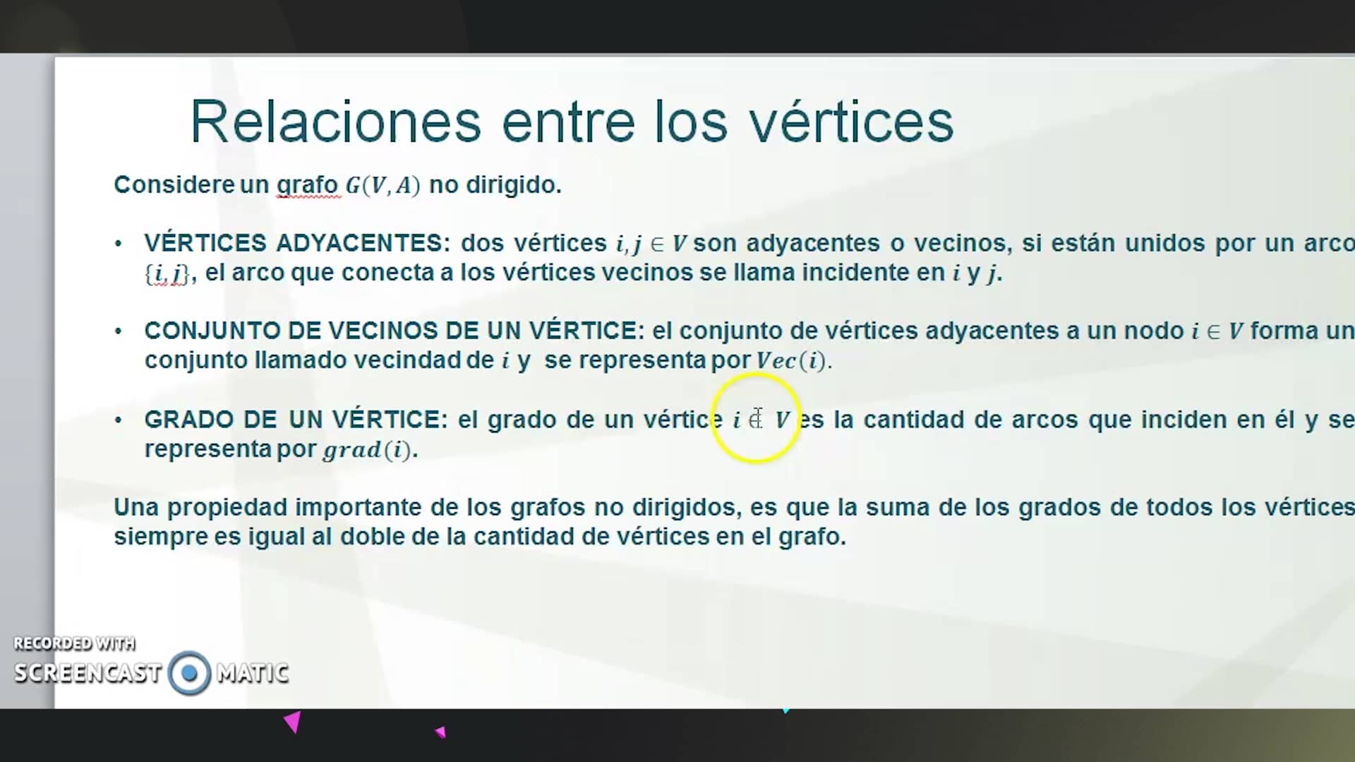 Matematicas discretas UC5 Conceptos básicos teoria de los grafos on Vimeo