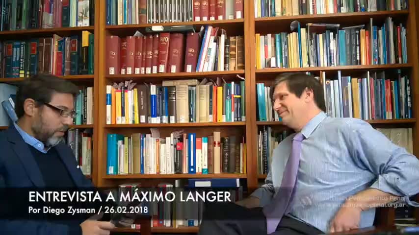Entrevista a Máximo Langer por Diego Zysman on Vimeo