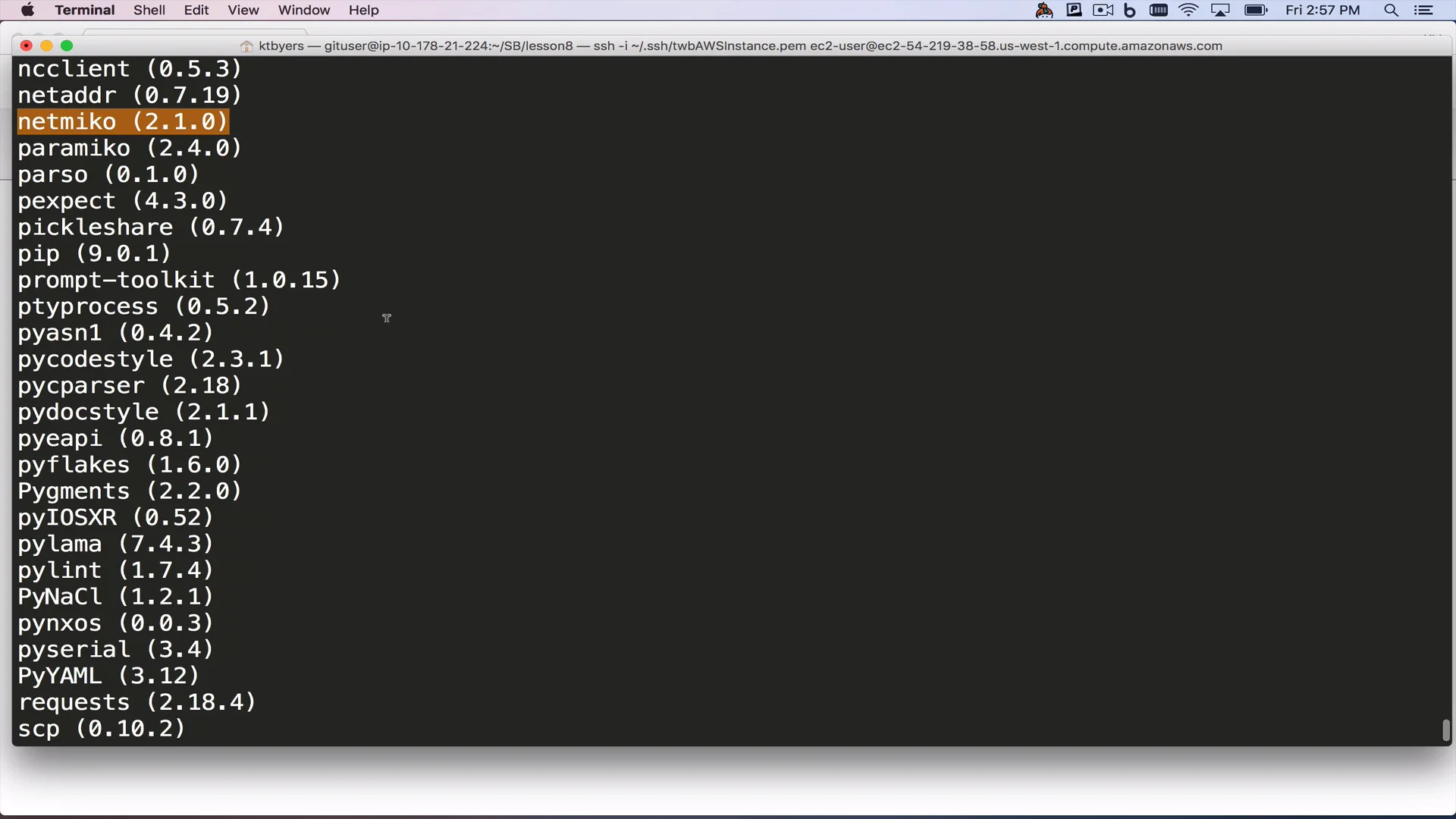 Learning Python - Week8 / pip on Vimeo