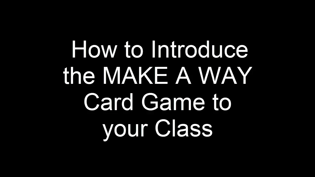 MAW Card Game Demo- Middle School Students on Vimeo