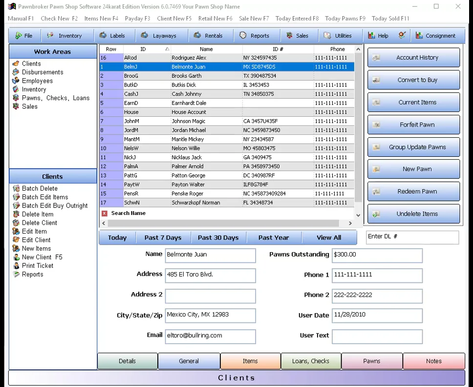 Low-Cost Pawnbroker Pawn Shop Software