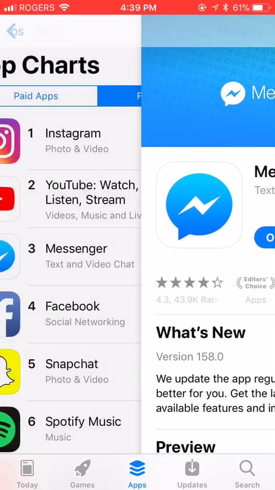 Fading nav bar - App Store on Vimeo