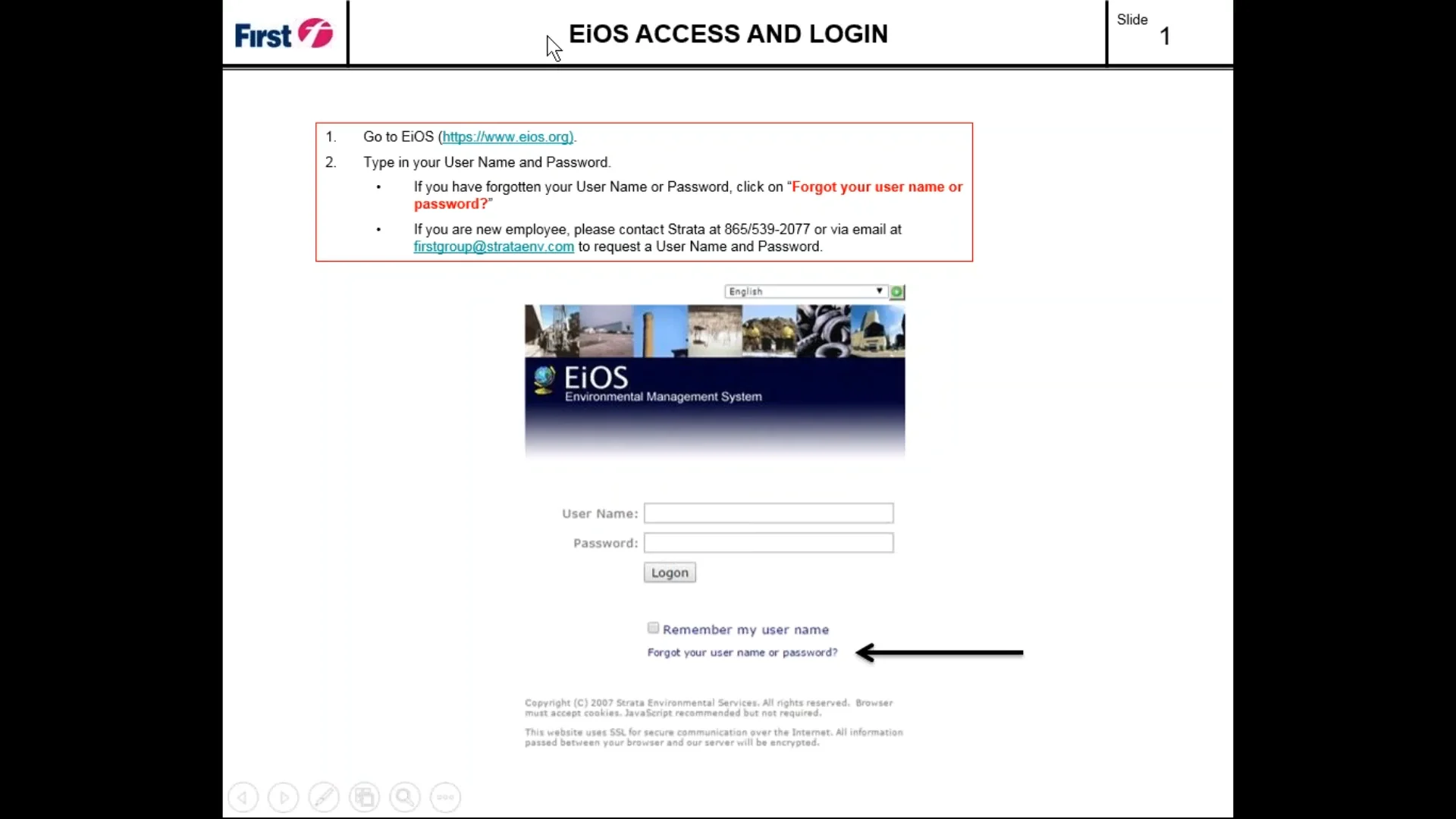 EiOS Training (First Student) - EiOS: Completing Training on Vimeo