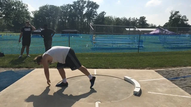 Shot Put Technique Glide