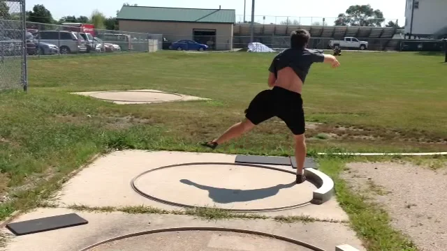 Shot Put Technique Glide