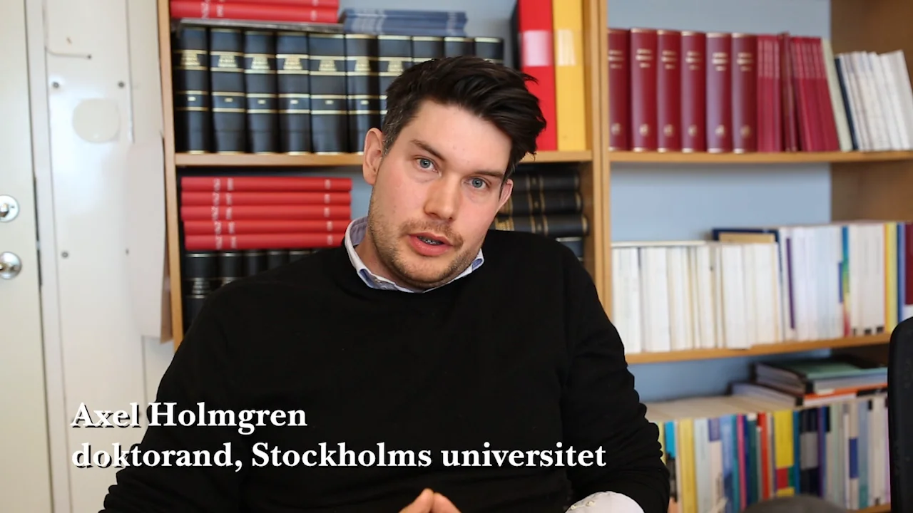Axel Holmgren om artikeln "Om den s.k. ungdomsreduktionen" on Vimeo