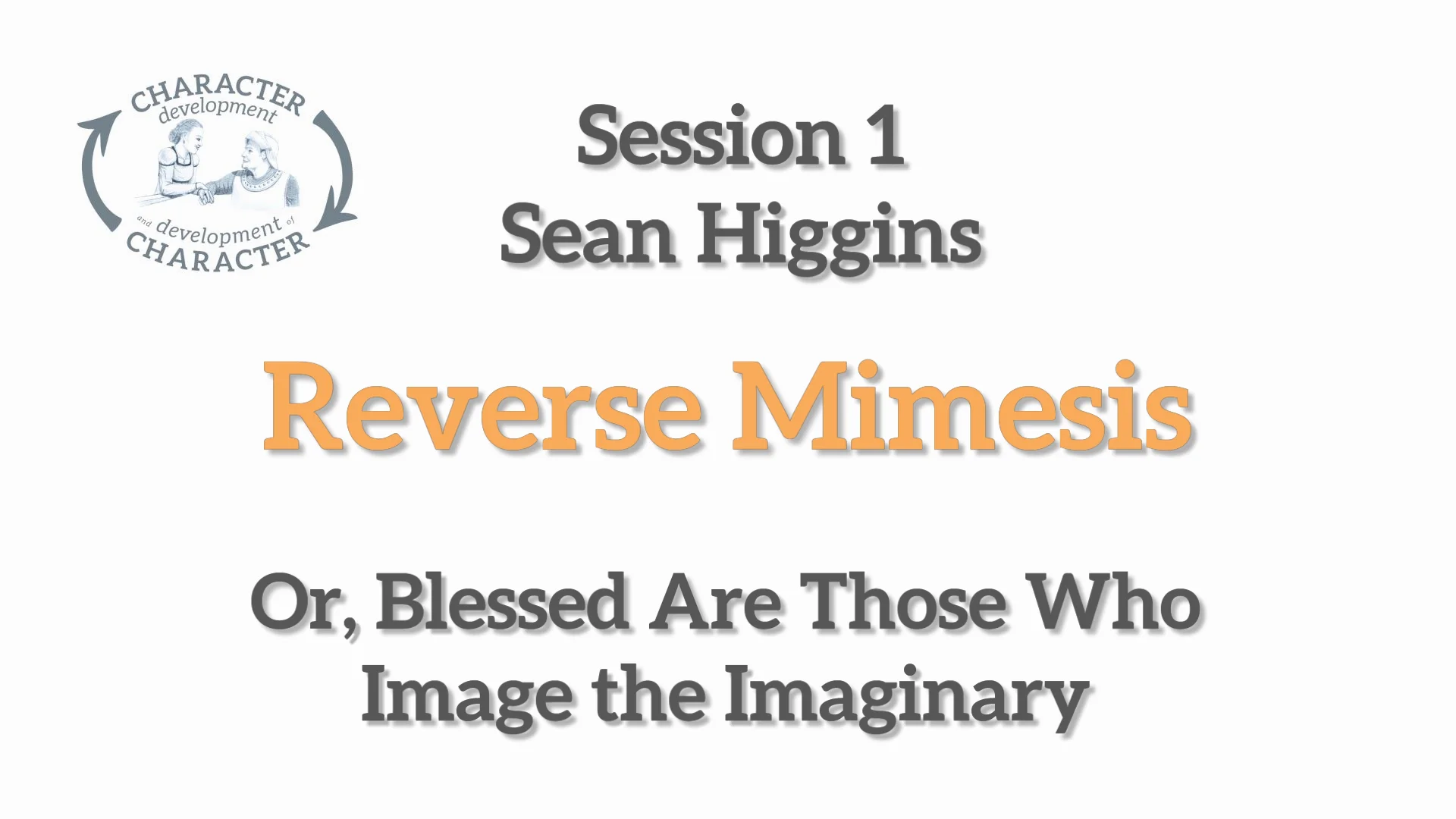 Raggant Fiction Festival 2018 - Session 1, Sean Higgins - Reverse ...