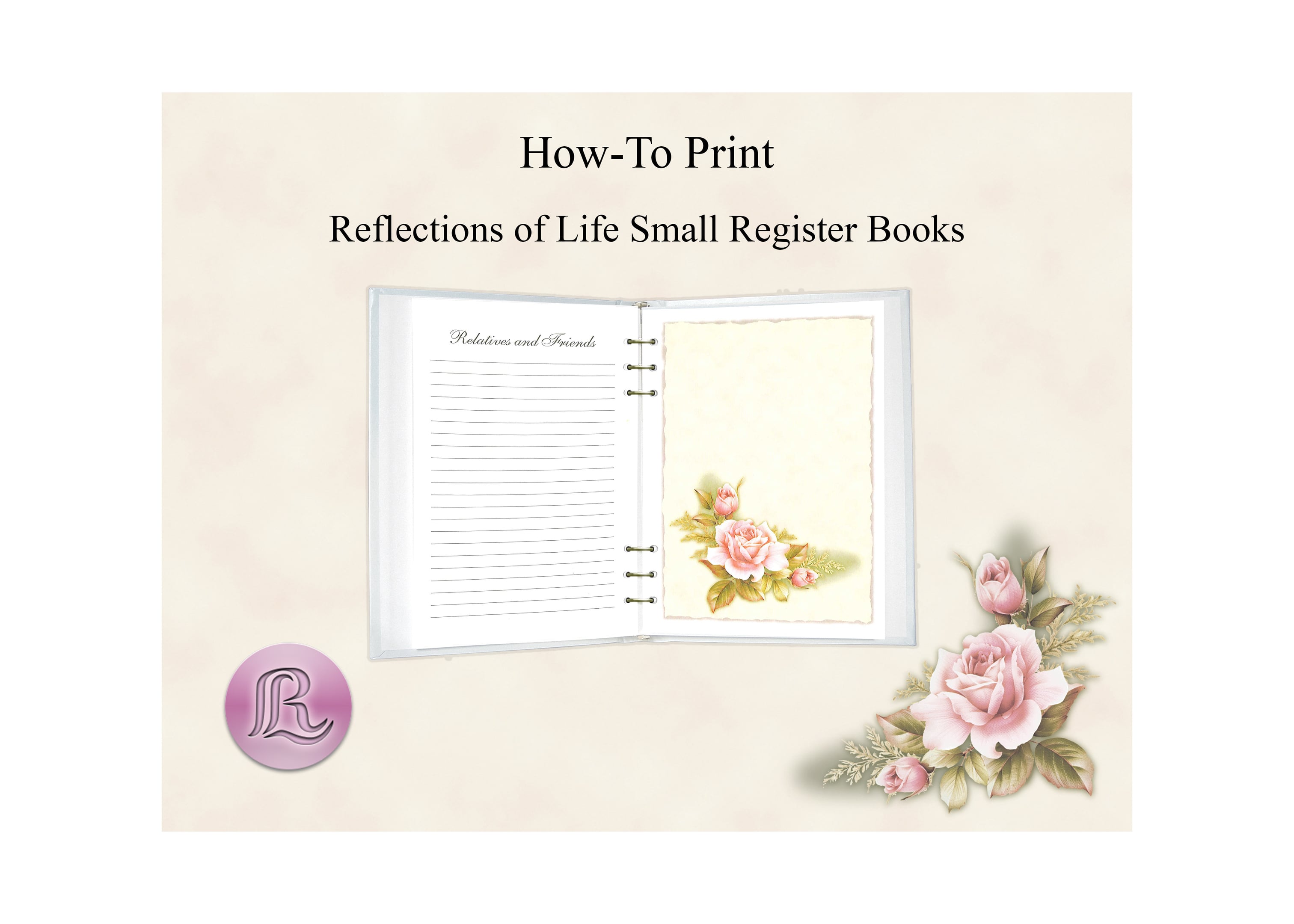 Printing - Reflections Of Life Small Register Books on Vimeo
