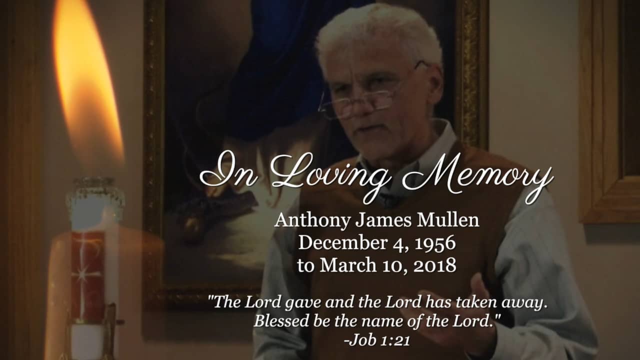 Anthony "Tony" Mullen Remembrance and Funeral Service on Vimeo