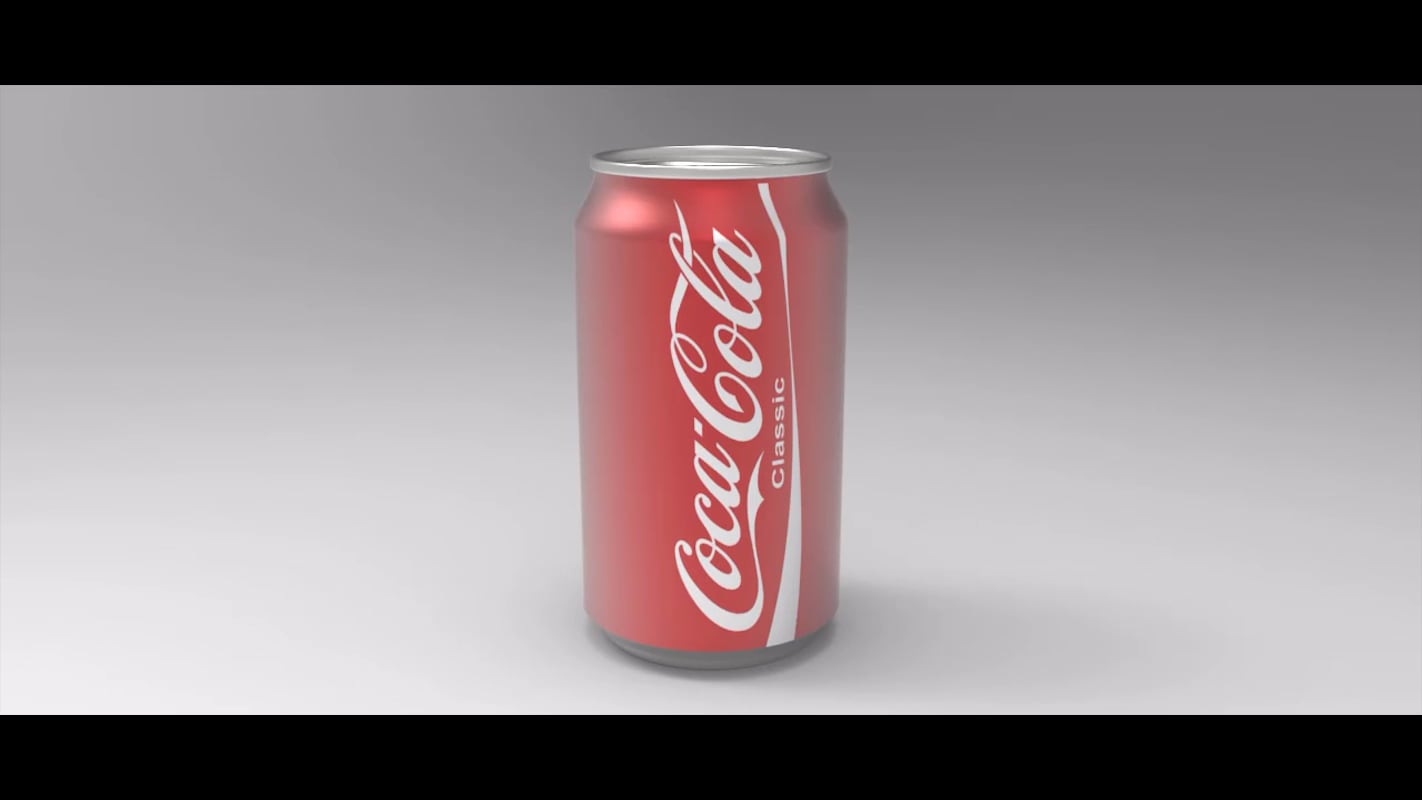 3D Animated Coke Can Turntable Loop v2 on Vimeo