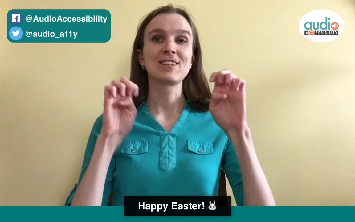 Happy Easter! in ASL