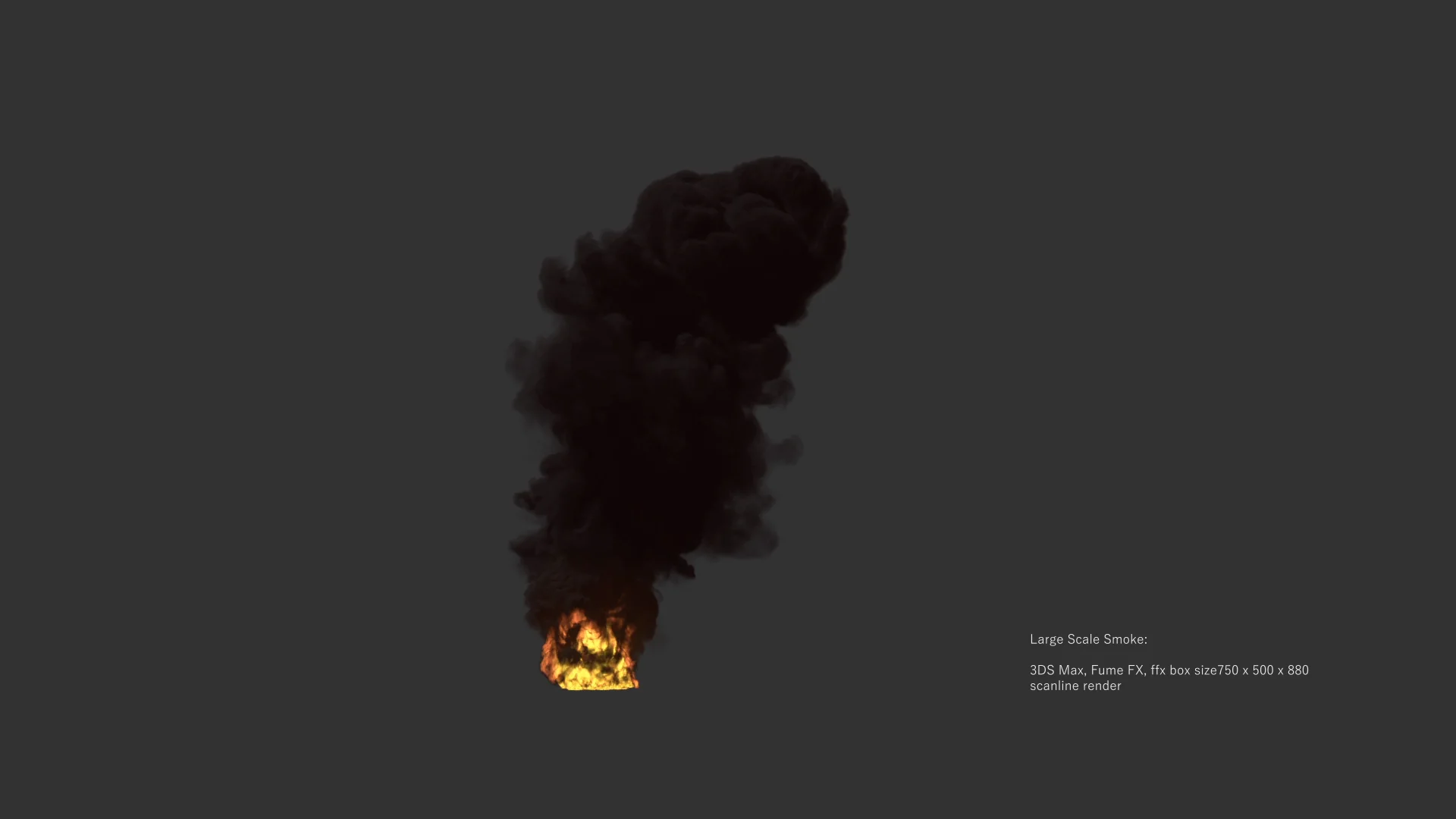 Large scale fire and smoke simulation study on Vimeo