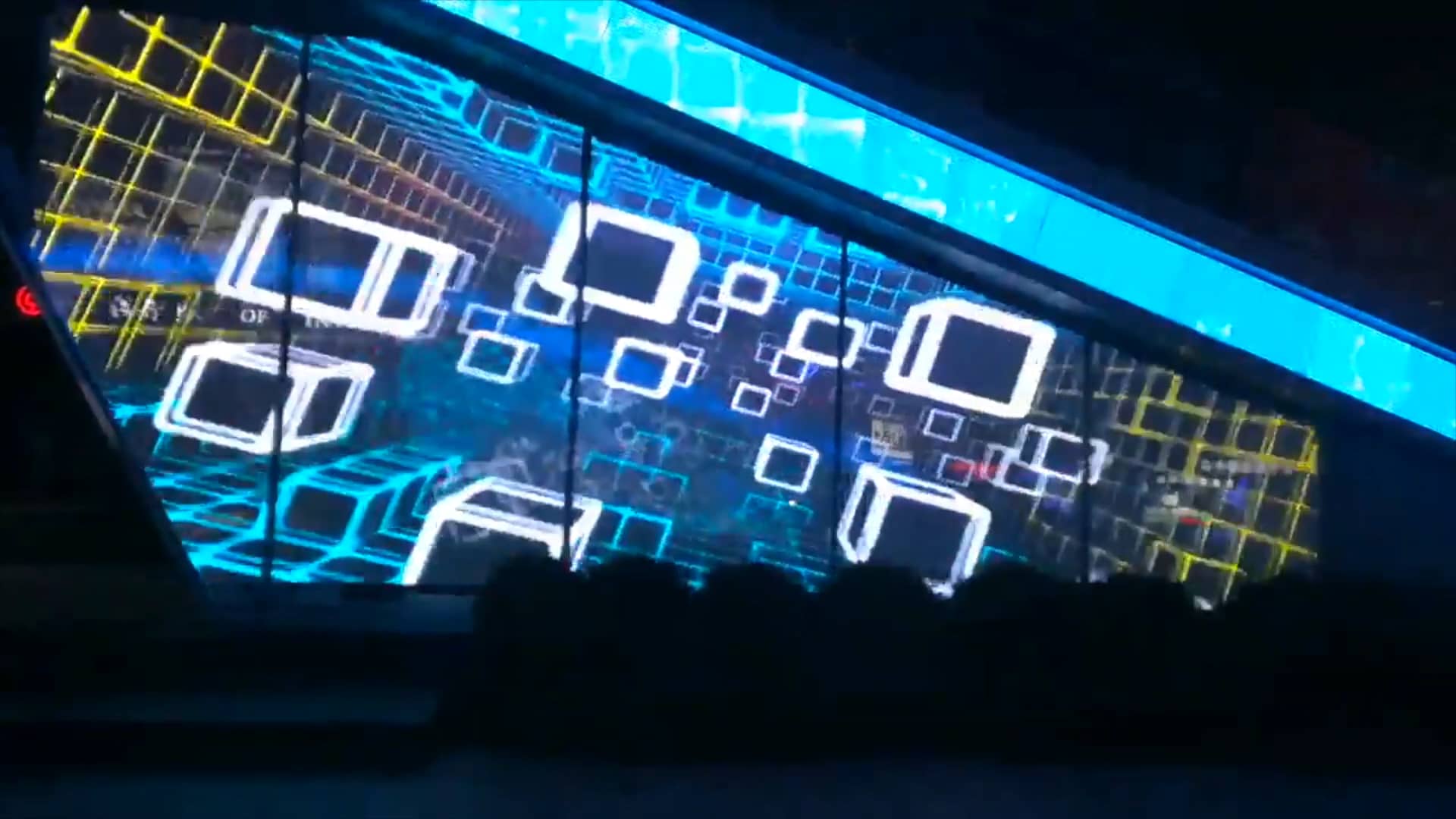 LED Transparent screen for glass wall of metro station on Vimeo