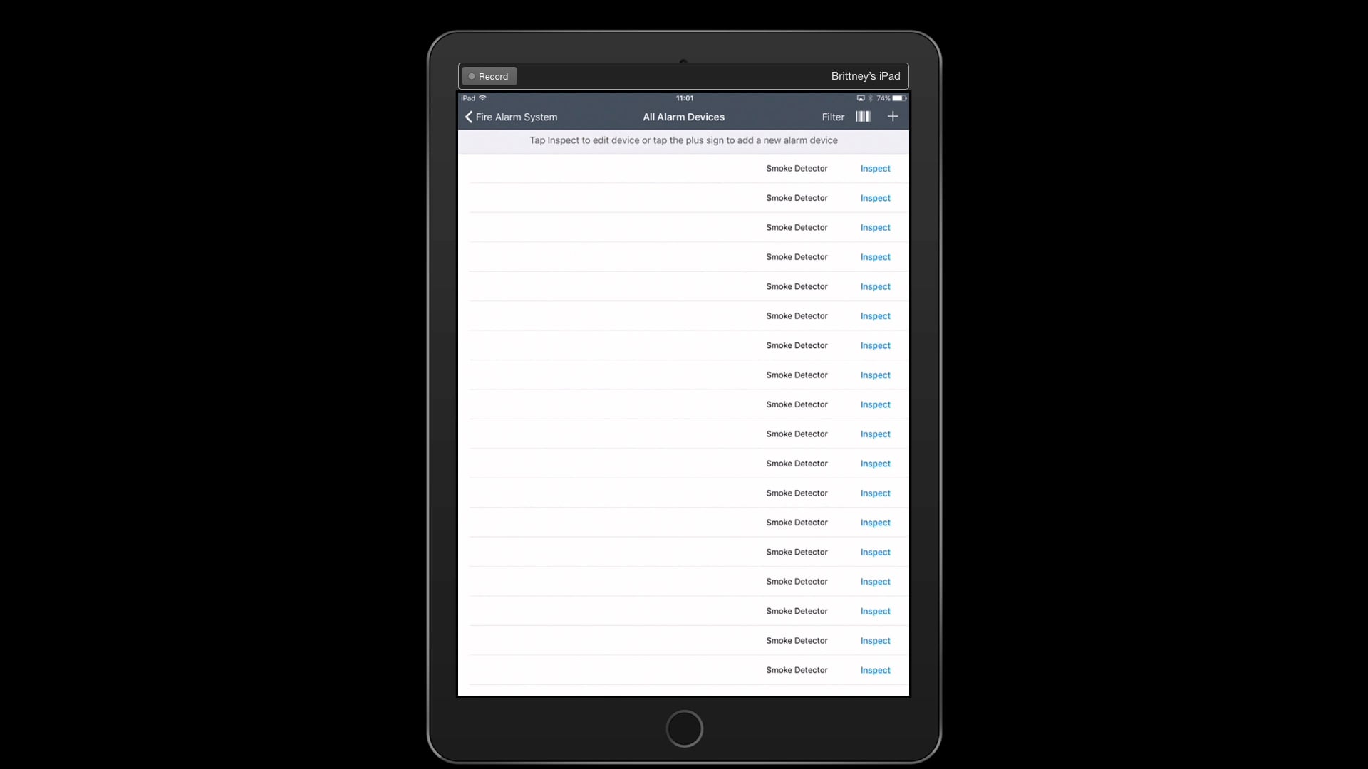 How to Filter Alarm Devices in the Field