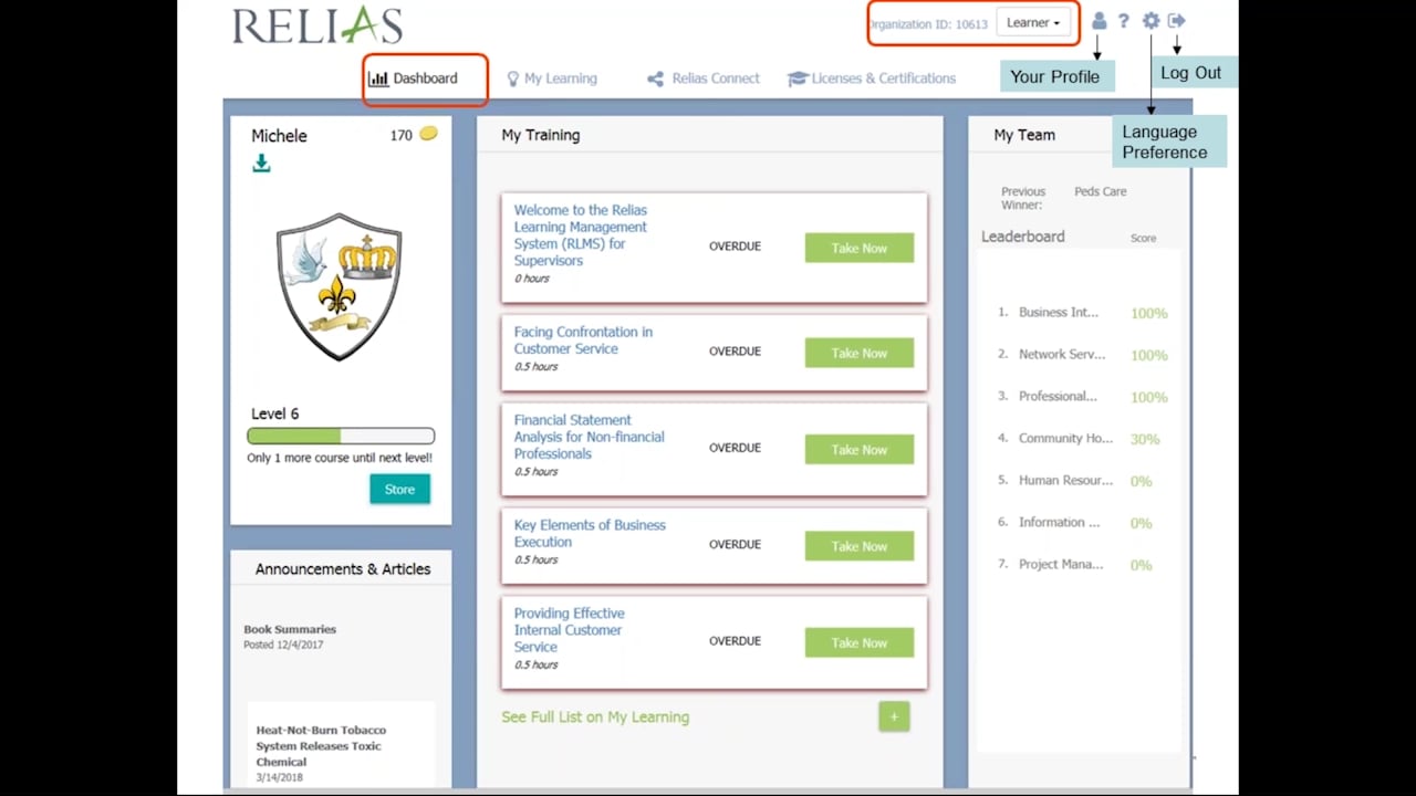 Relias LMS Training Webinar for CHPC Management 4-5-2018 on Vimeo