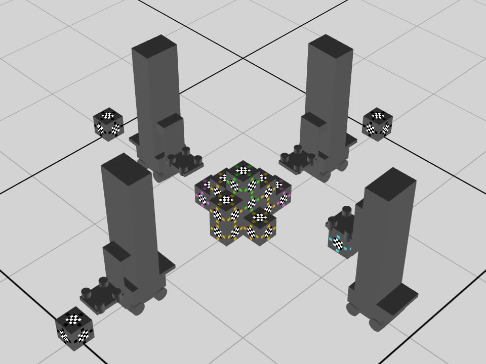 Construction of a pyramid using multiple robots on Vimeo