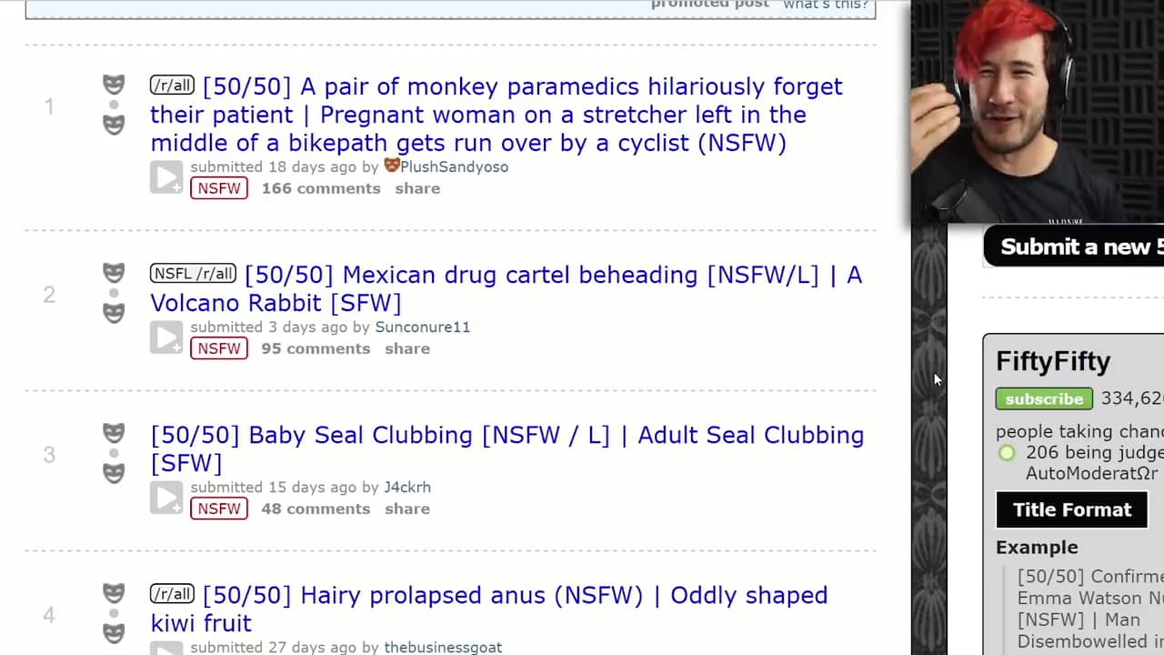 Reddit's 50/50 CHALLENGE!!! on Vimeo