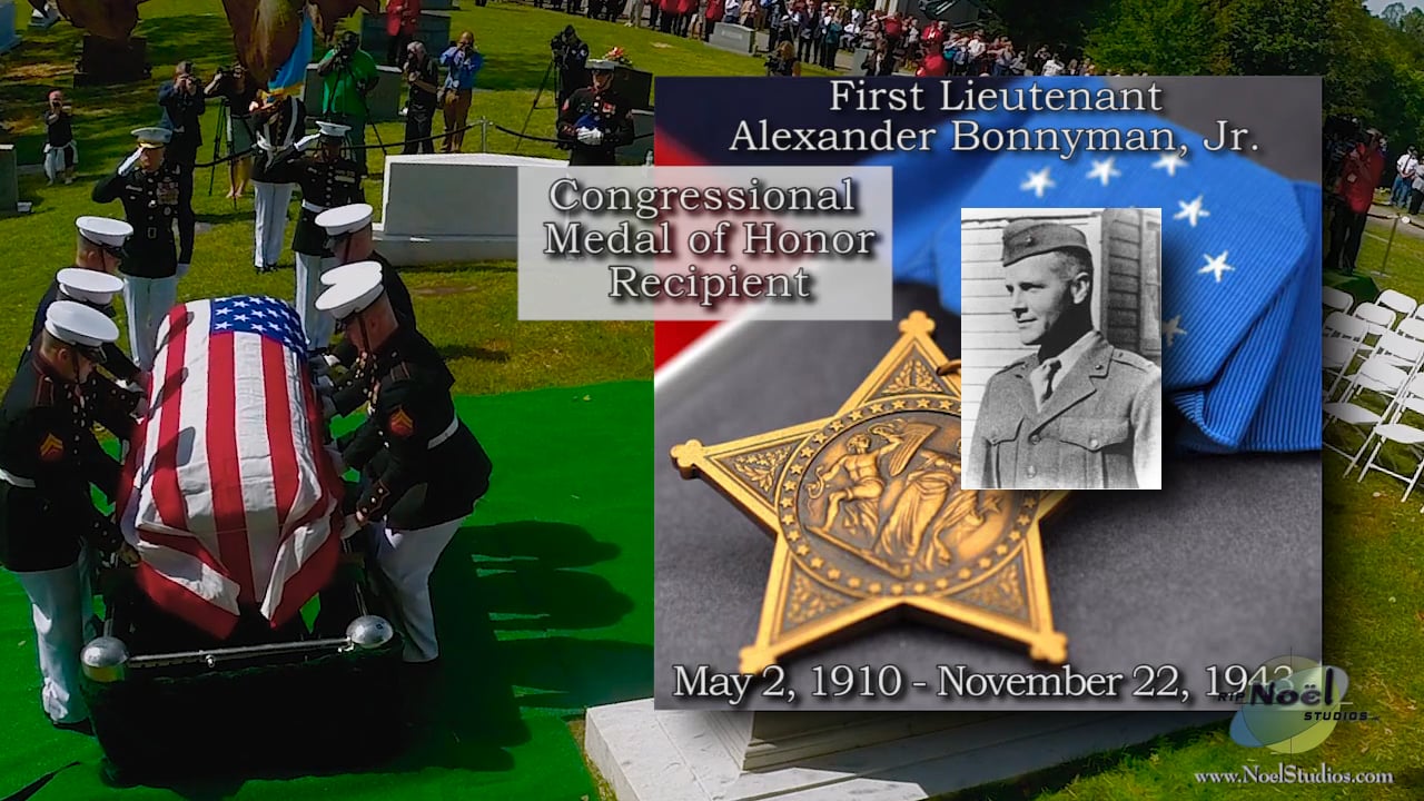 Lieutenant Alexander Bonnyman Jr. Dignity Memorial Burial on Vimeo