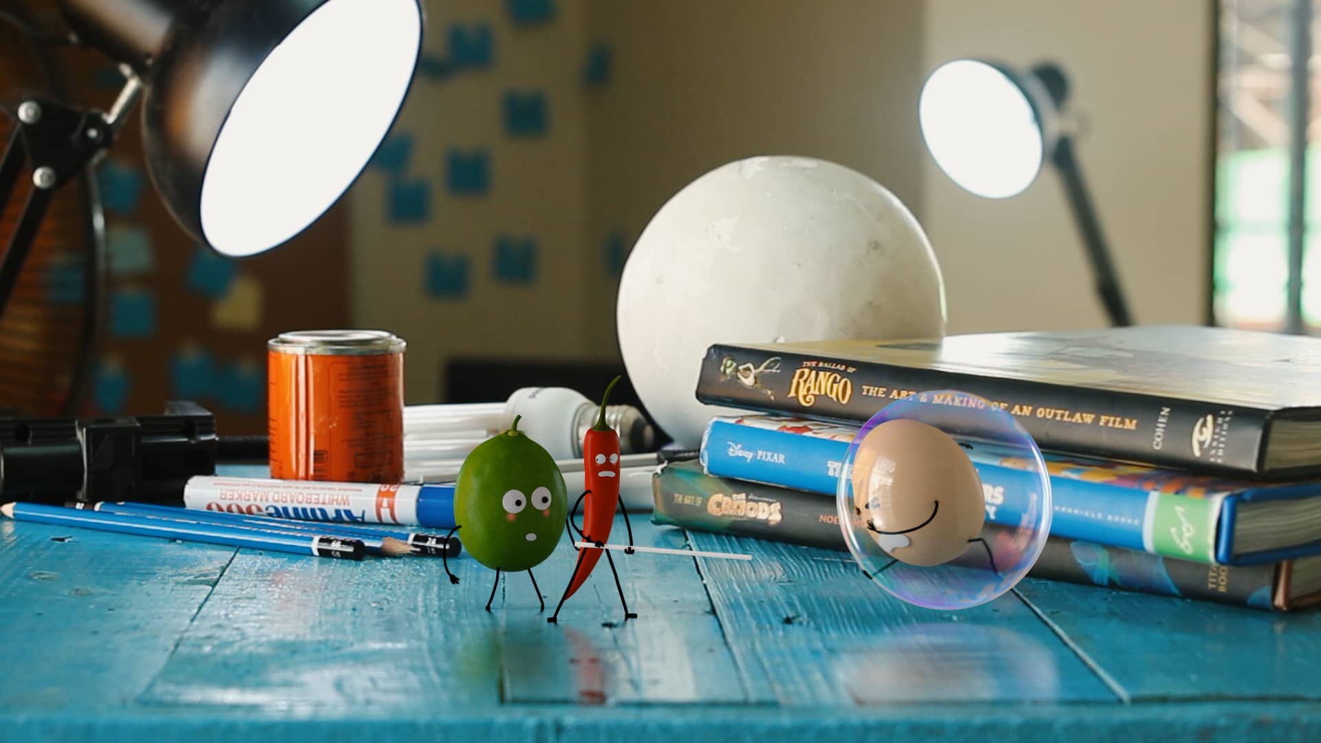 The Adventure of Egg, Lime & Chilly - Bubble on Vimeo