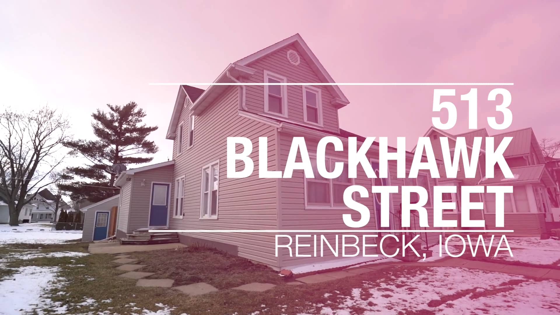 513 Blackhawk St, Reinbeck, IA on Vimeo