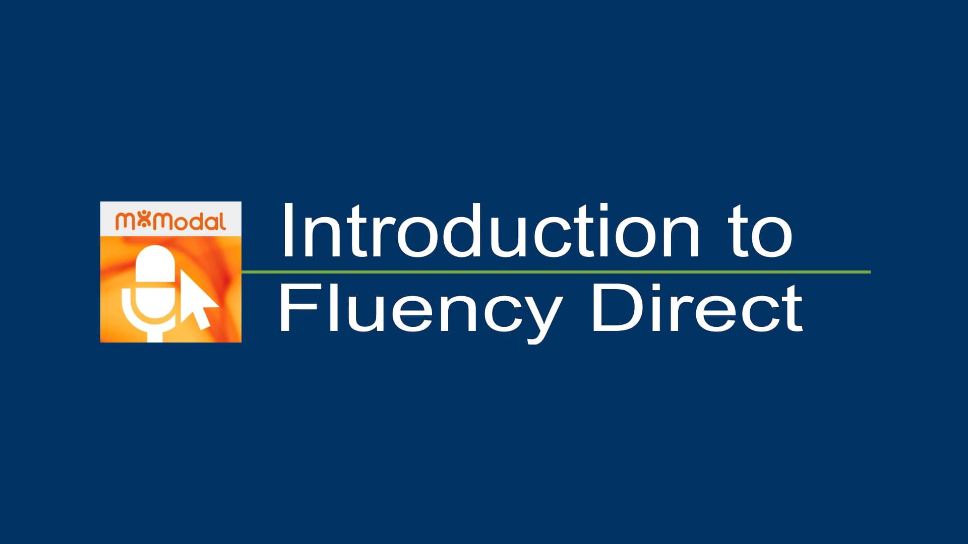 Introduction to Fluency Direct on Vimeo