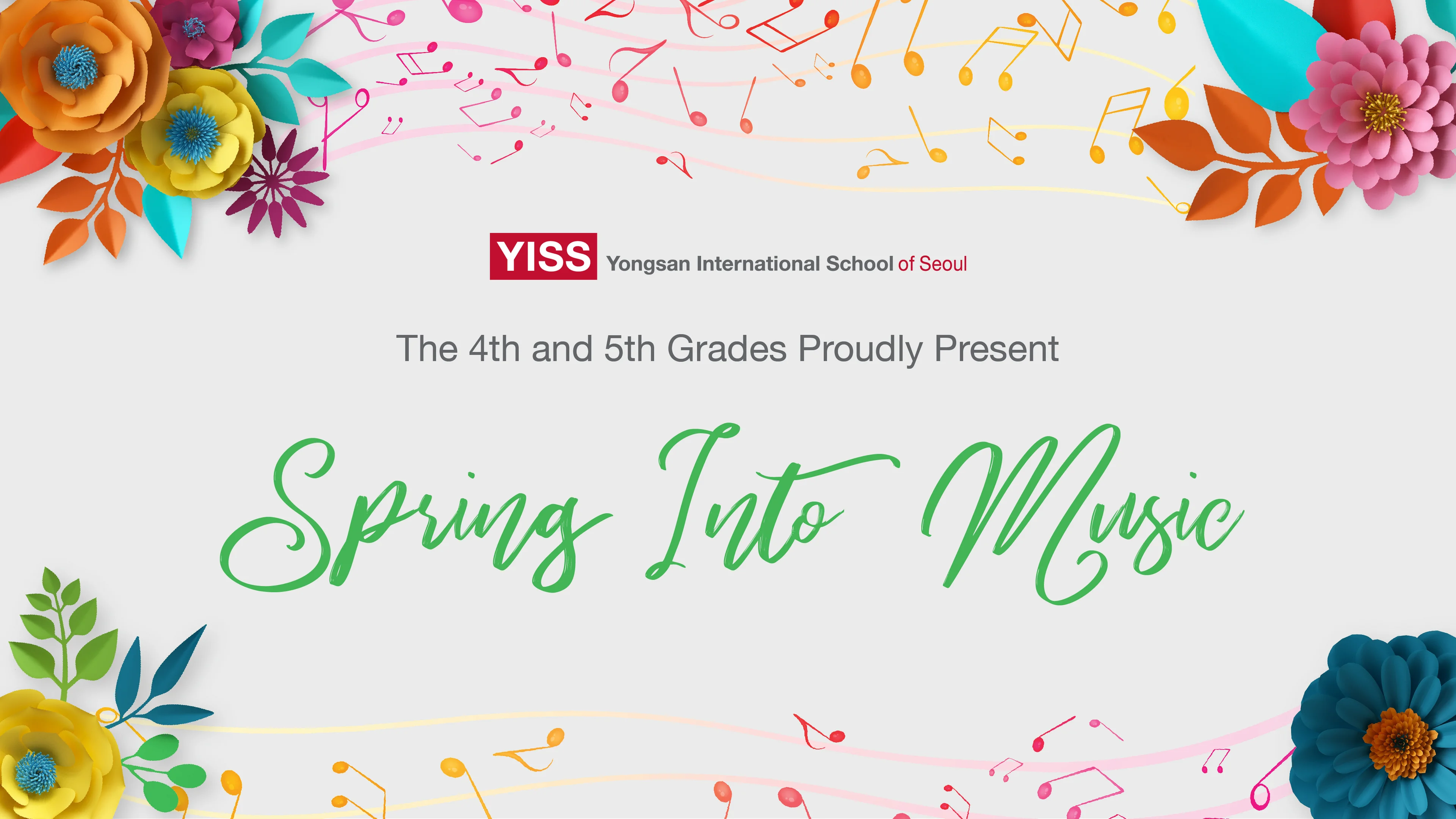 2018 4th & 5th Grade Spring Concert: Spring Into Music