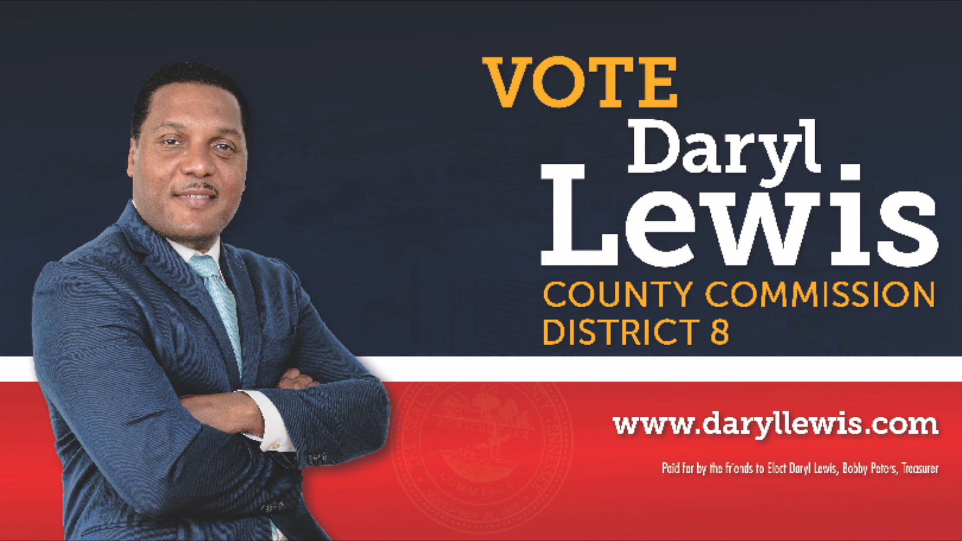 Daryl Lewis, Candidate 30 seconds on Vimeo