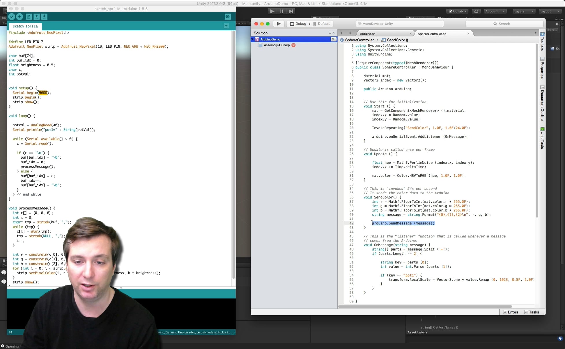 Unity+Arduino Demo on Vimeo
