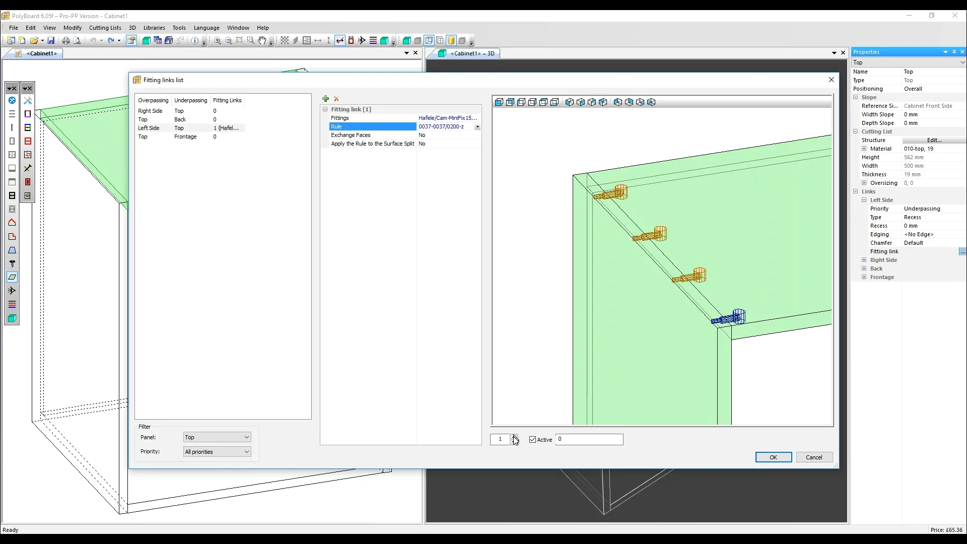 Polyboard Manufacturing Methods - Add Hardware using the Fitting Link ...