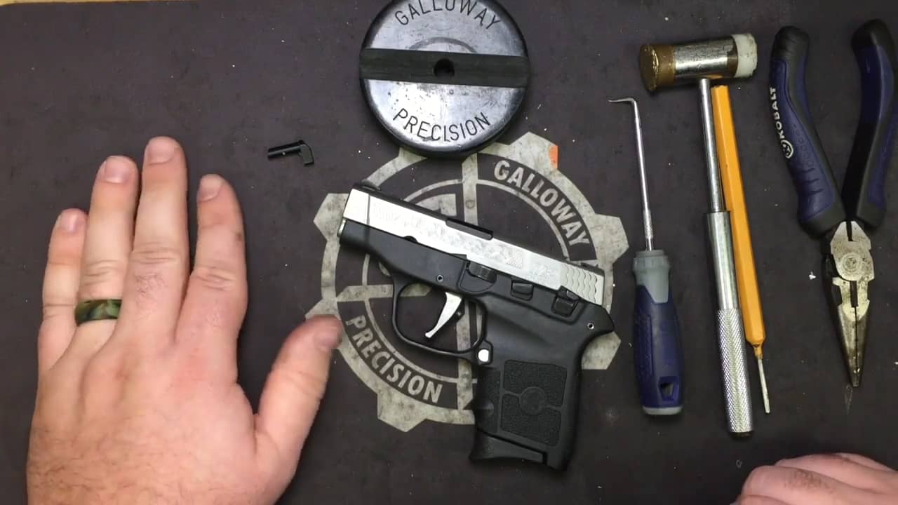 Smith & Wesson Bodyguard 380 Extended Mag Release Installation on Vimeo