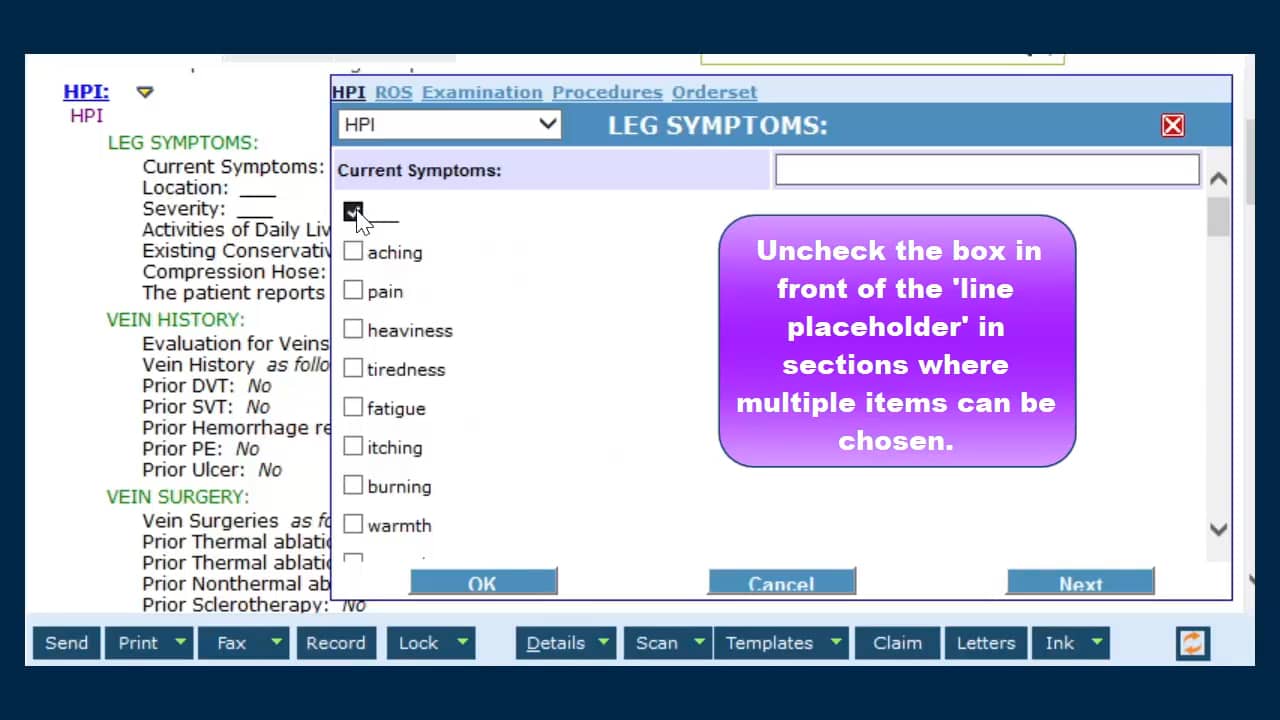 eCW - Removing Line Placeholders in Progress Note Templates on Vimeo