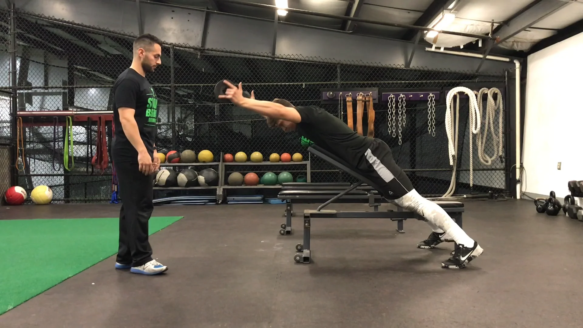 Y, T, I Raise on Incline Bench on Vimeo