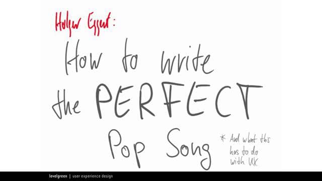 How to write the PERFECT pop song! -- a talk on creativity on Vimeo