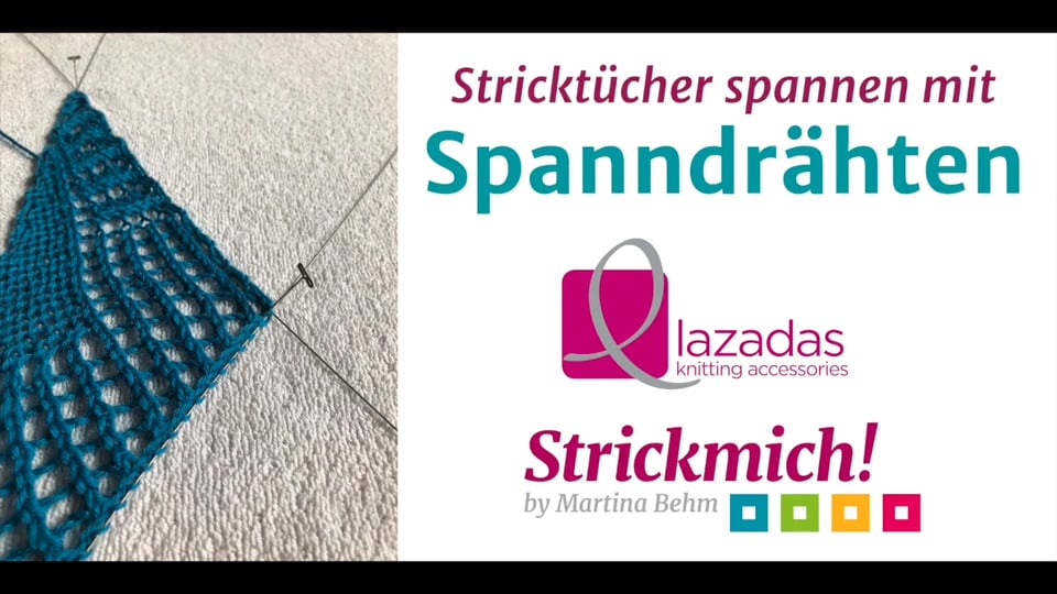 Stricktücher spannen mit Spanndrähten on Vimeo