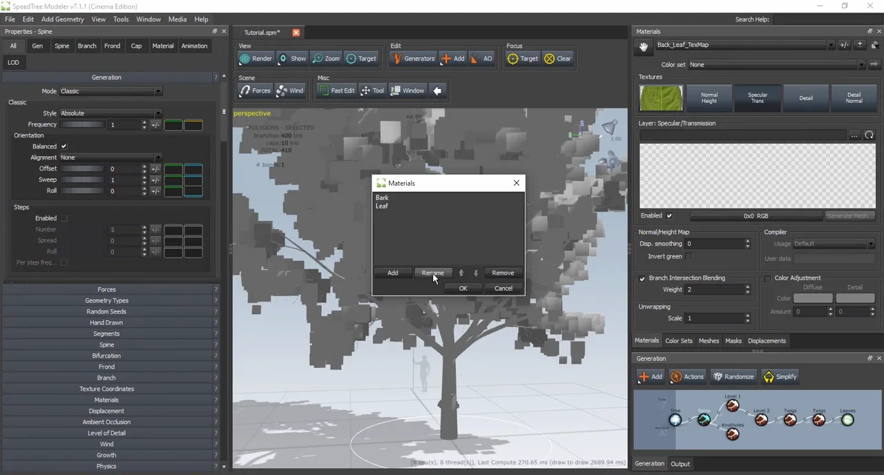 Modeling and rendering Realistic trees -PART01- (C4D & Speedtree) on Vimeo
