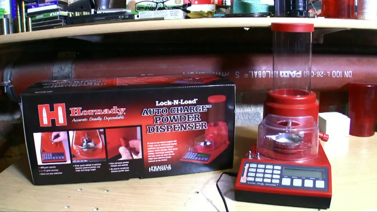 Hornady Auto Charge Powder Dispenser on Vimeo